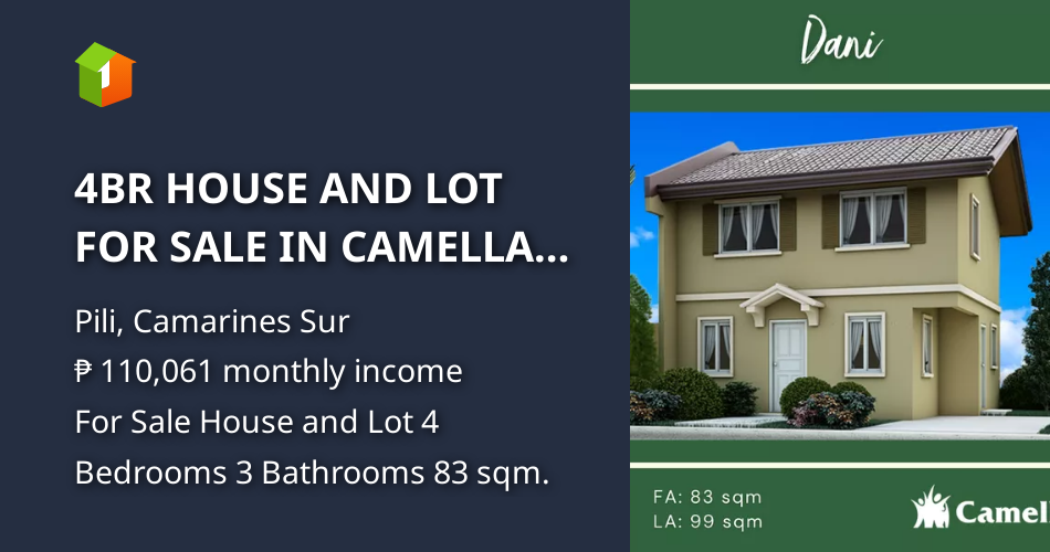 4BR HOUSE AND LOT FOR SALE IN CAMELLA PILI - DANI UNIT [Houses and Lots ...