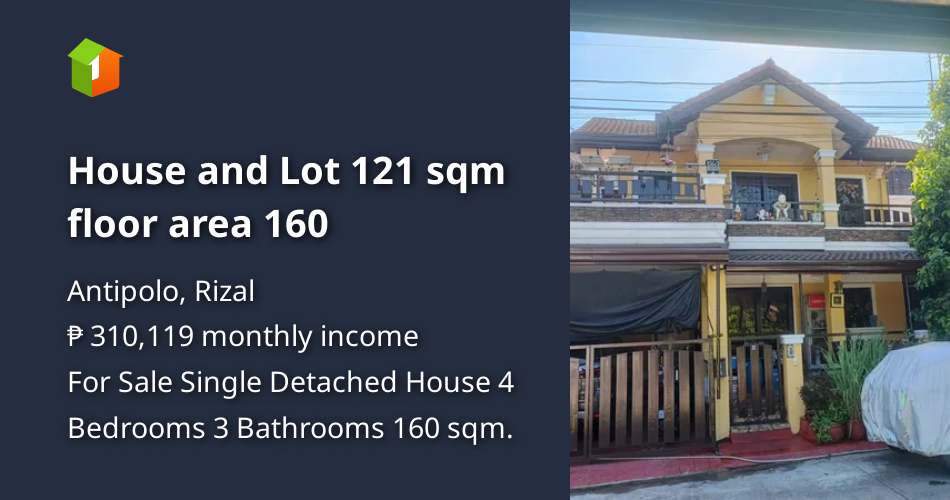 House and Lot 121 sqm floor area 160 [Houses and Lots 🏘️] (May 2024) in ...