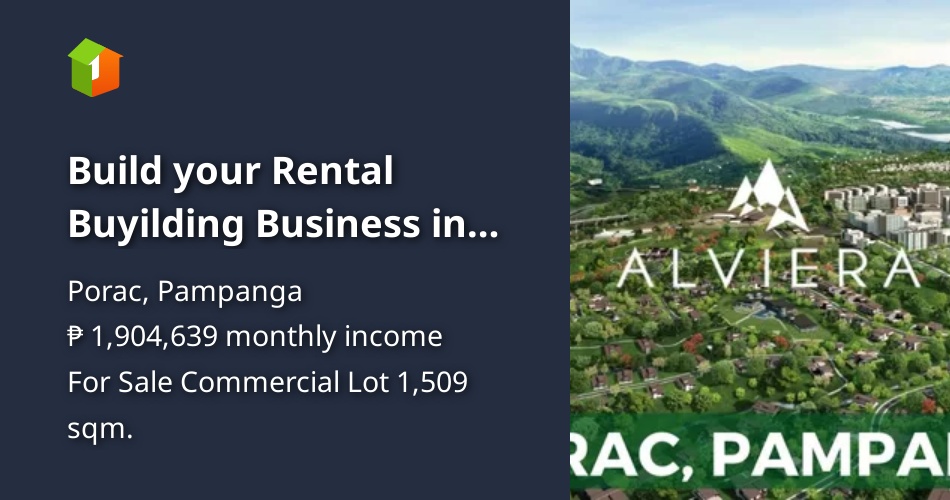 Build your Rental Buyilding Business in Commercial Lot for Sale in ...