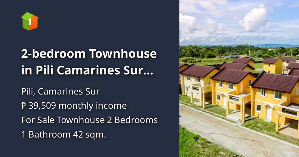 2-bedroom Townhouse in Pili Camarines Sur near Naga airport and CWC ...