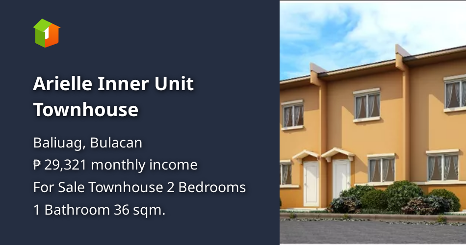 Arielle Inner Unit Townhouse [House and Lot 🏘️] (September 2021) in ...