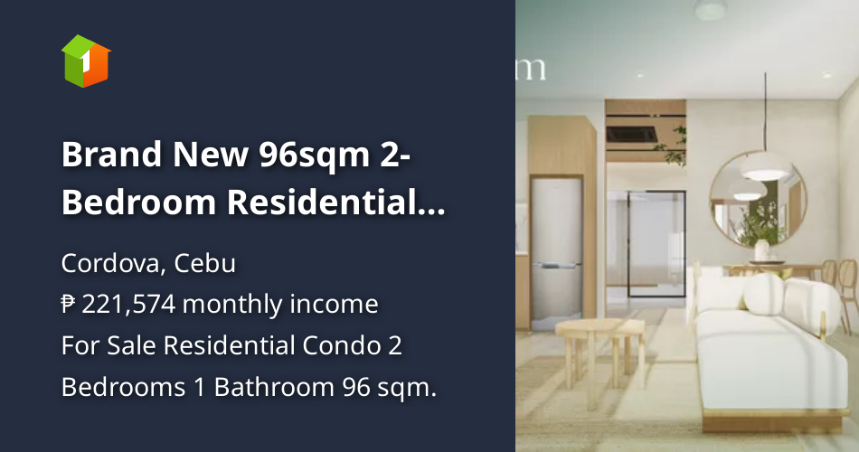 Brand New 96sqm 2-Bedroom Residential Condo in Cebu [Condos 🏙️] (March ...