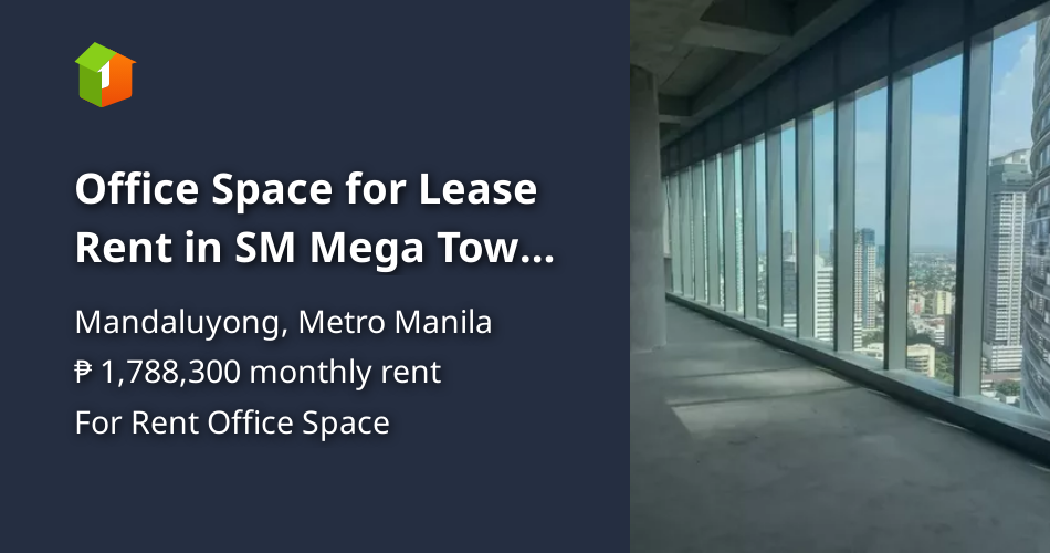 Office Space for Lease Rent in SM Mega Tower, Ortigas Center ...