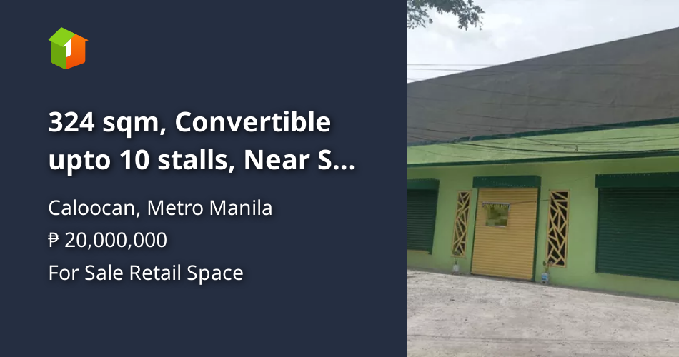 324 sqm, Convertible upto 10 stalls, Near SM mall, sports complex ...