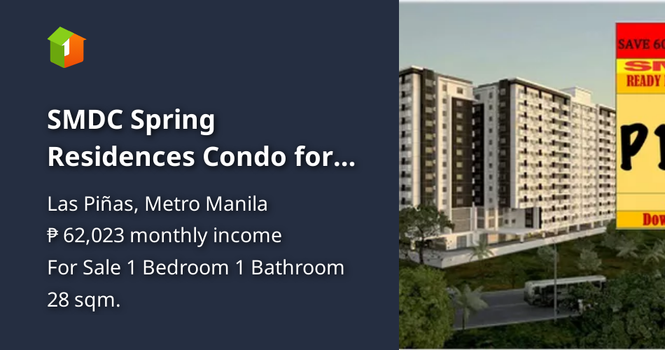 SMDC Spring Residences Condo for sale RENT TO OWN at SM BICUTAN ;Paran ...