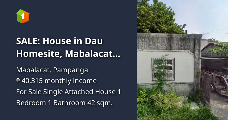 SALE: House in Dau Homesite, Mabalacat City [Houses and Lots 🏘️] (March ...