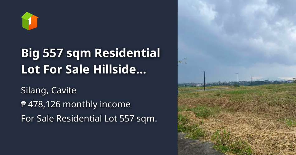 Big 557 sqm Residential Lot For Sale Hillside Ridge Southmont in Chilly ...