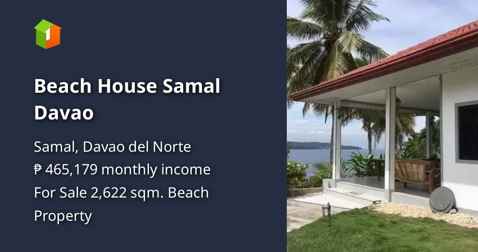 Beach House Samal Davao [Beach Properties 🏖️] (September 2025) in Samal, Davao del Norte for sale