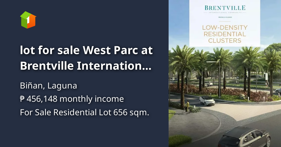 Lot for sale West Parc at Brentville Internationa Village Mamplasan ...