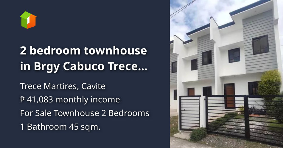 2 bedroom townhouse in Brgy Cabuco Trece Martires Cavite [Houses and ...