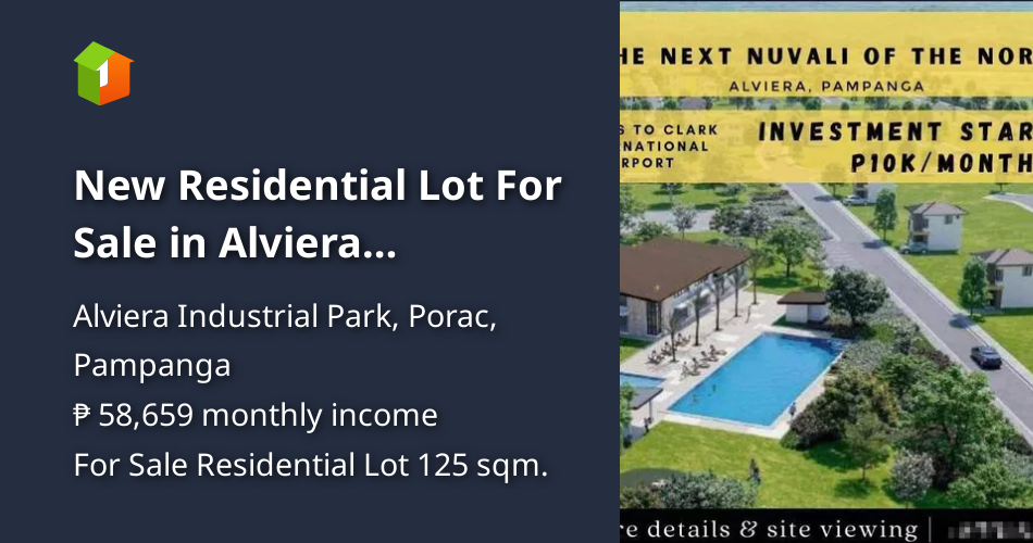 New Residential Lot For Sale in Alviera Pampanga | Vermont Settings ...
