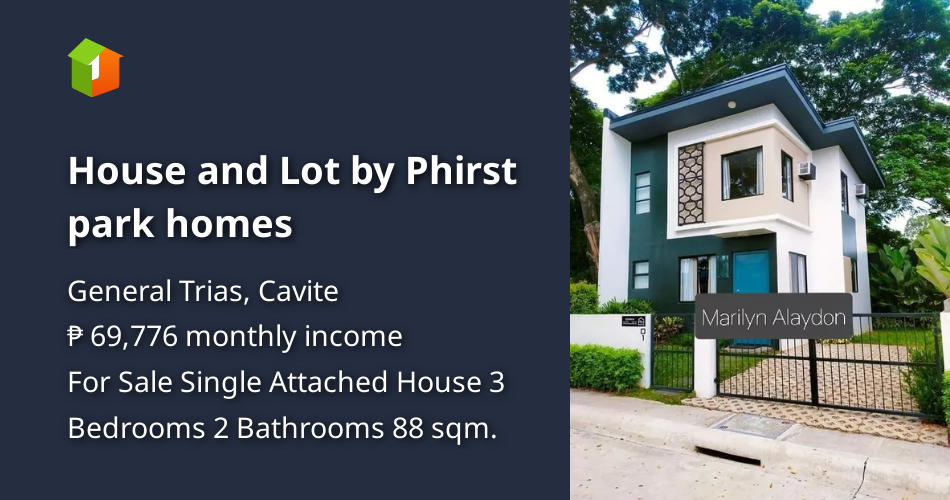 House and Lot by Phirst park homes [Houses and Lots 🏘️] (August 2024 ...