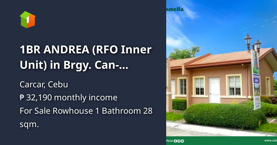 1BR ANDREA (RFO Inner Unit) in Brgy. Can-asujan, Carcar City [Houses ...