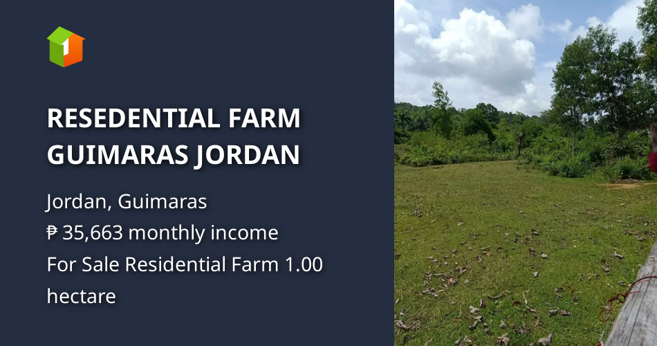 RESEDENTIAL FARM GUIMARAS JORDAN [Lots 🚜] (October 2023) in Jordan ...