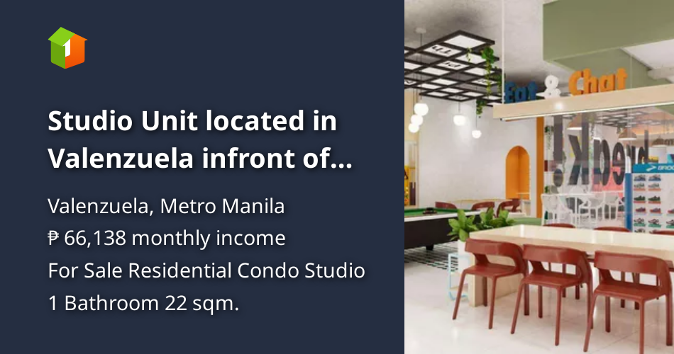 Studio Unit located in Valenzuela infront of OLFU [Condos 🏙️] (August 2024) in Valenzuela, Metro ...