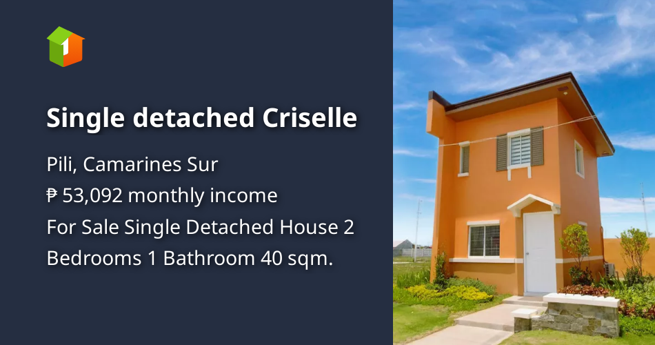 Single detached Criselle [Houses and Lots 🏘️] (May 2025) in Pili ...