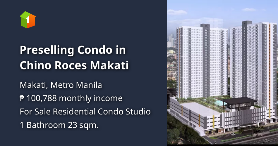 Preselling Condo in Chino Roces Makati [Condos 🏙️] (February 2023) in ...