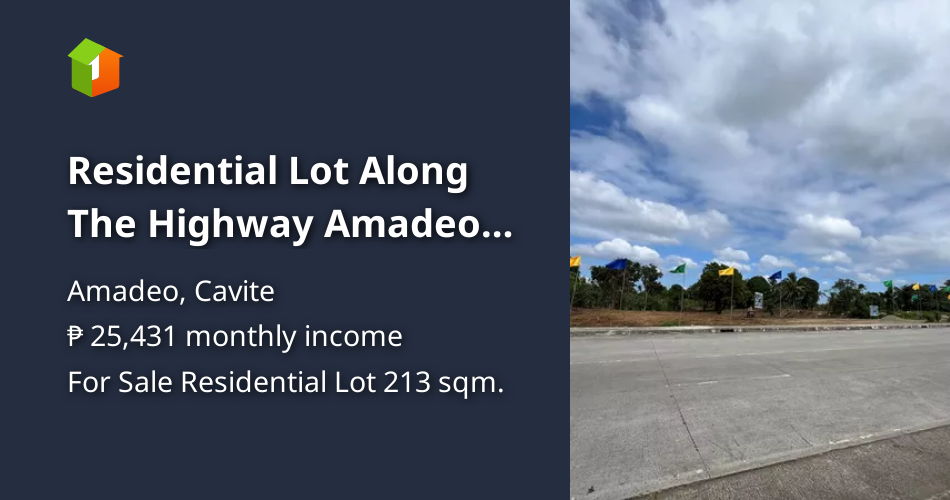 Residential Lot Along The Highway Amadeo Cavite [Lots 🚜] (May 2025) in ...