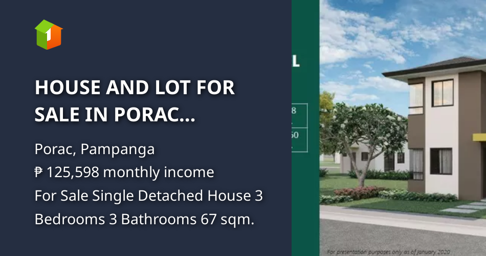 HOUSE AND LOT FOR SALE IN PORAC PAMPANGA NEAR MARQUE MALL [Houses and ...