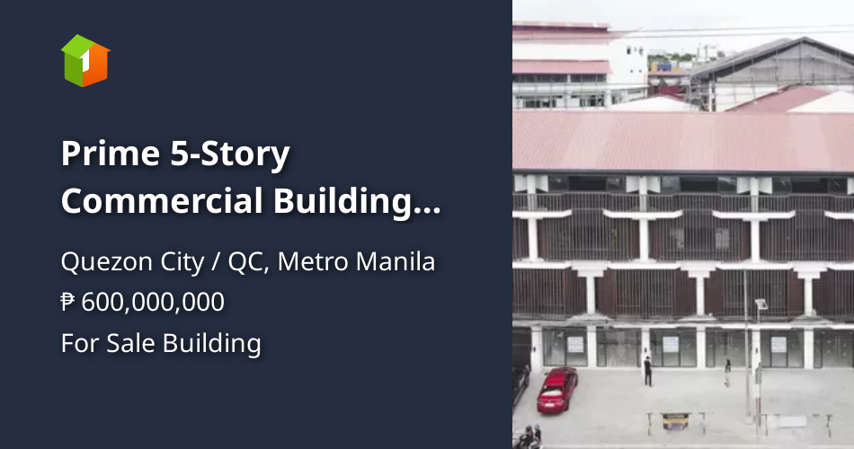 Prime 5-Story Commercial Building for Sale with Nearly 7,000 sqm Floor ...