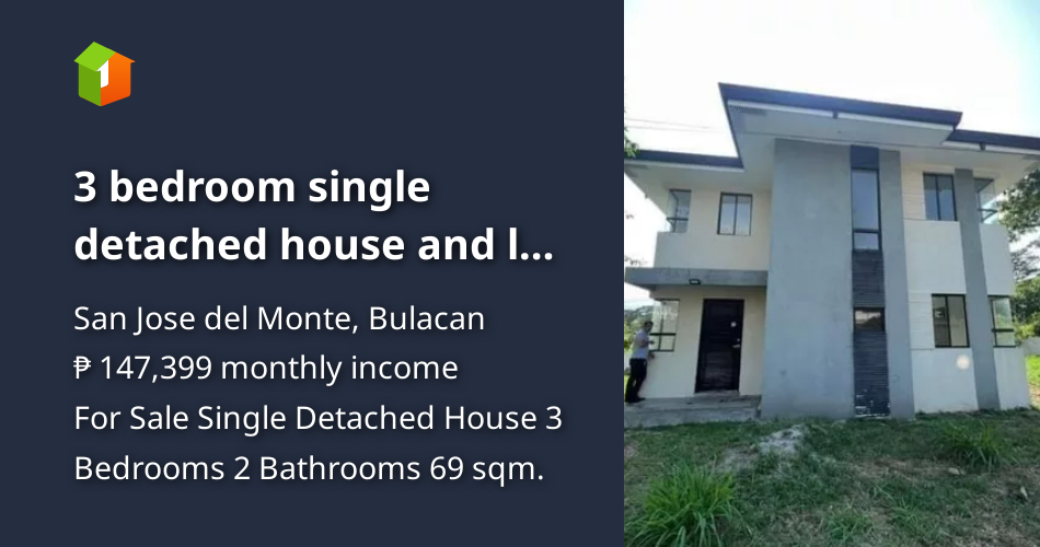 3 bedroom single detached house and lot for sale in SJDM [Houses and ...