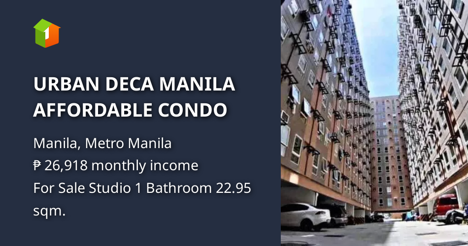 URBAN DECA MANILA AFFORDABLE CONDO [Condos 🏙️] (September 2023) in ...