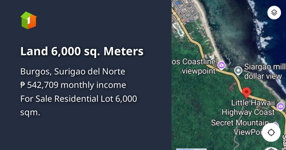 Land 6,000 sq. Meters [Lots 🚜] (August 2025) in Burgos, Surigao del ...