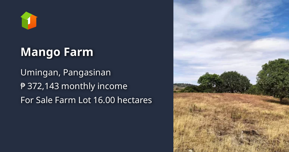 Mango Farm [Lots 🚜] (March 2025) in Umingan, Pangasinan for sale