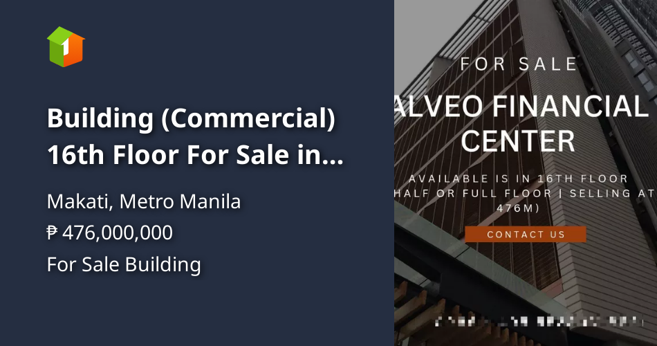Building (Commercial) 16th Floor For Sale in Makati Metro Manila ...
