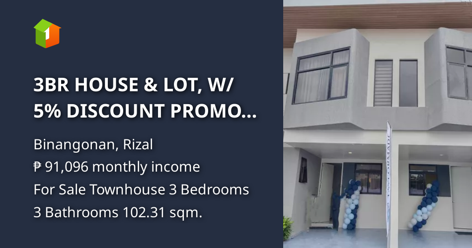 3BR HOUSE & LOT, W/ 5% DISCOUNT PROMO, OVERLOOKING LAGUNA LAKE VIEW ...