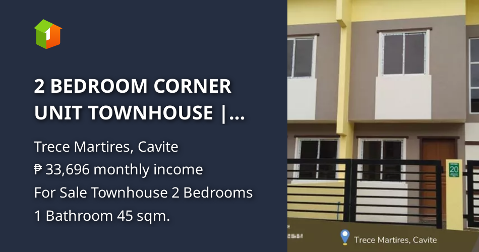 2 BEDROOM CORNER UNIT TOWNHOUSE | CONCHU TRECE MARTIRES [Houses and ...