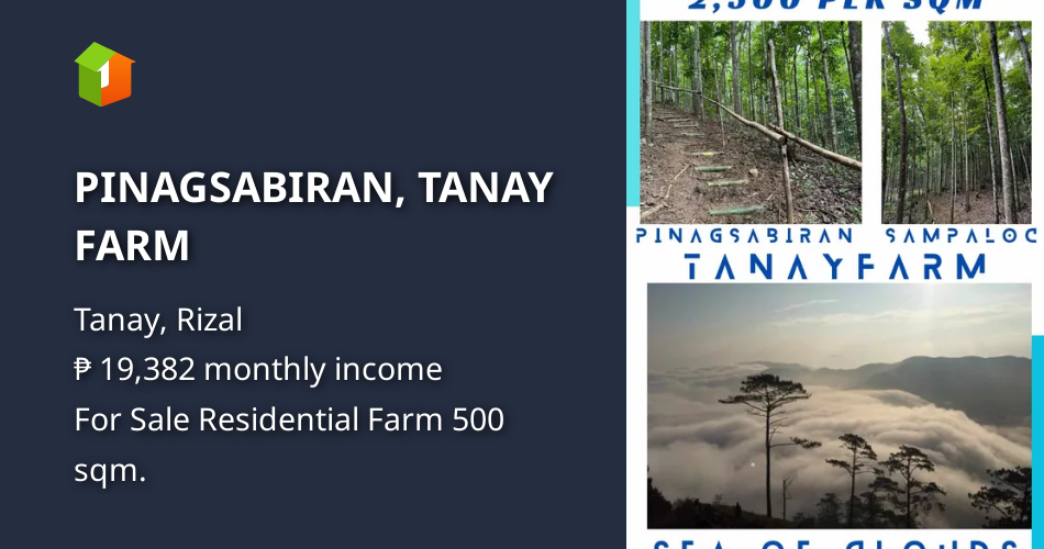 PINAGSABIRAN, TANAY FARM [Lots 🚜] (August 2025) in Tanay, Rizal for sale
