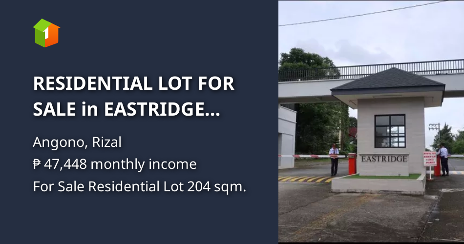 RESIDENTIAL LOT FOR SALE in EASTRIDGE Subdivision [Lots 🚜] (October ...