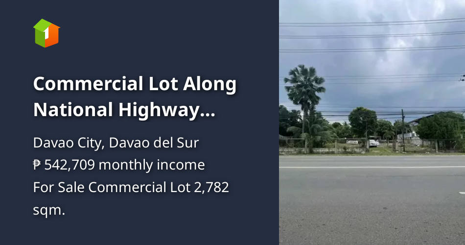 Commercial Lot Along National Highway Bukidnon Davao Road [Lots 🚜 ...