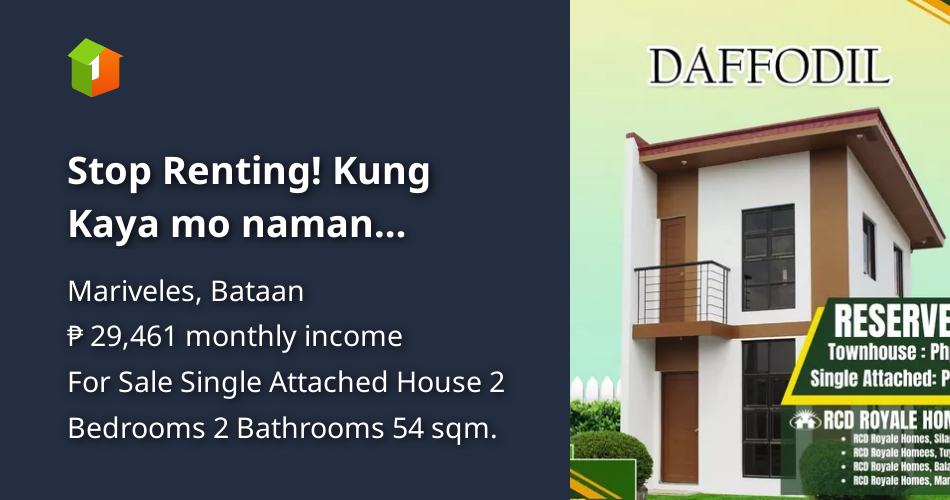 Stop Renting! Kung Kaya mo naman magkaroon ng sariling Bahay! [Houses ...