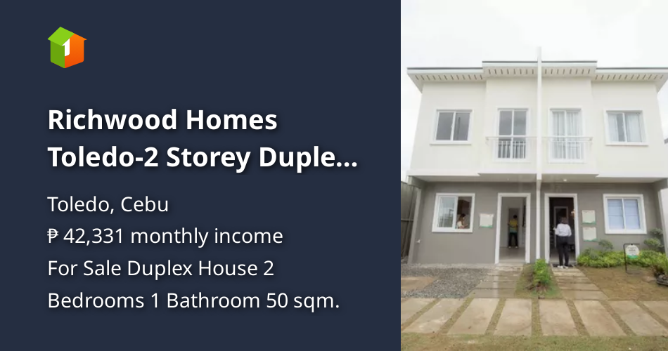 Richwood Homes Toledo-2 Storey Duplex in Toledo City, Cebu 80sqm ...