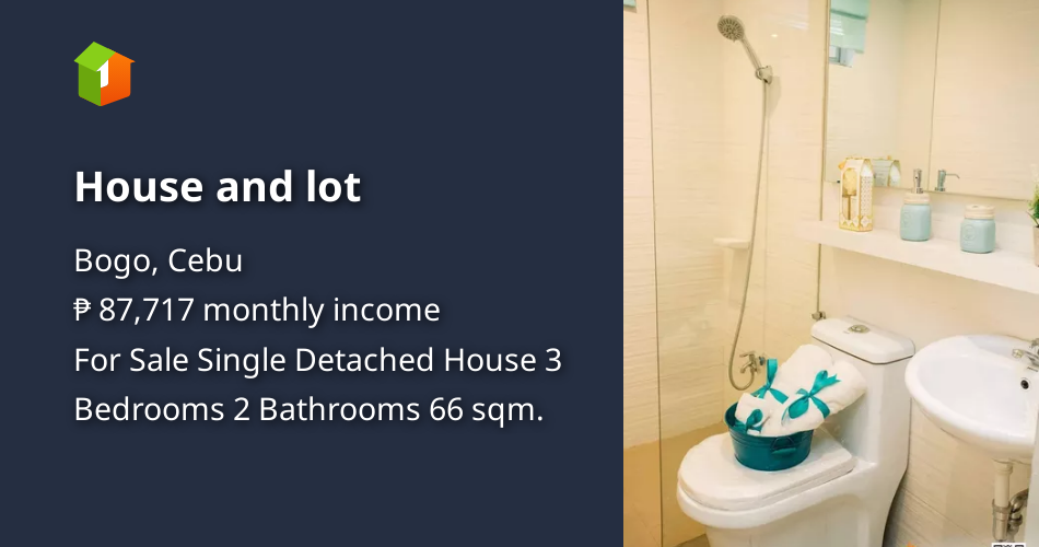 House and lot [Houses and Lots 🏘️] (September 2022) in Bogo, Cebu for sale