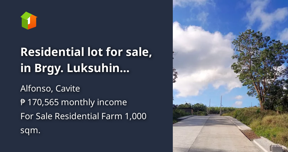 Residential lot for sale, in Brgy. Luksuhin Alfonso Cavite [Lots 🚜 ...