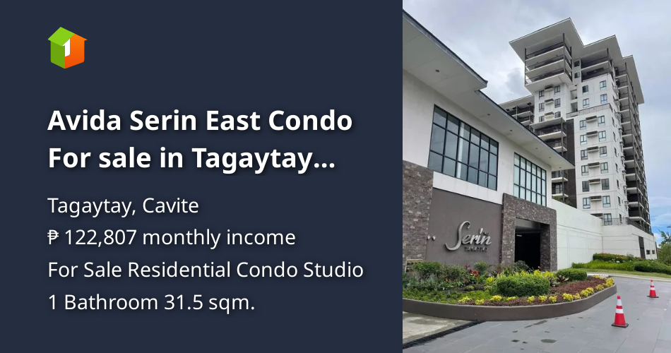 Avida Serin East Condo For sale in Tagaytay Cavite [Condos 🏙️ ...