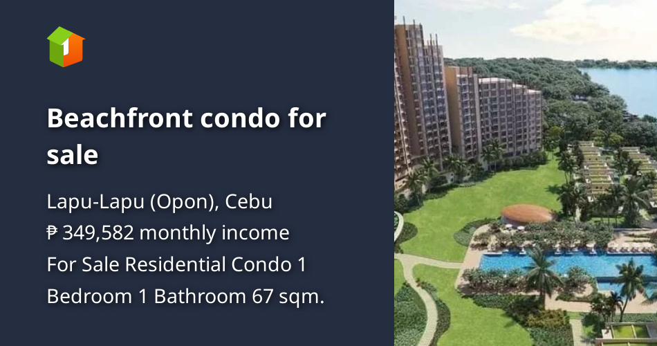 Beachfront condo for sale [Condos 🏙️] (August 2025) in Lapu-Lapu (Opon ...