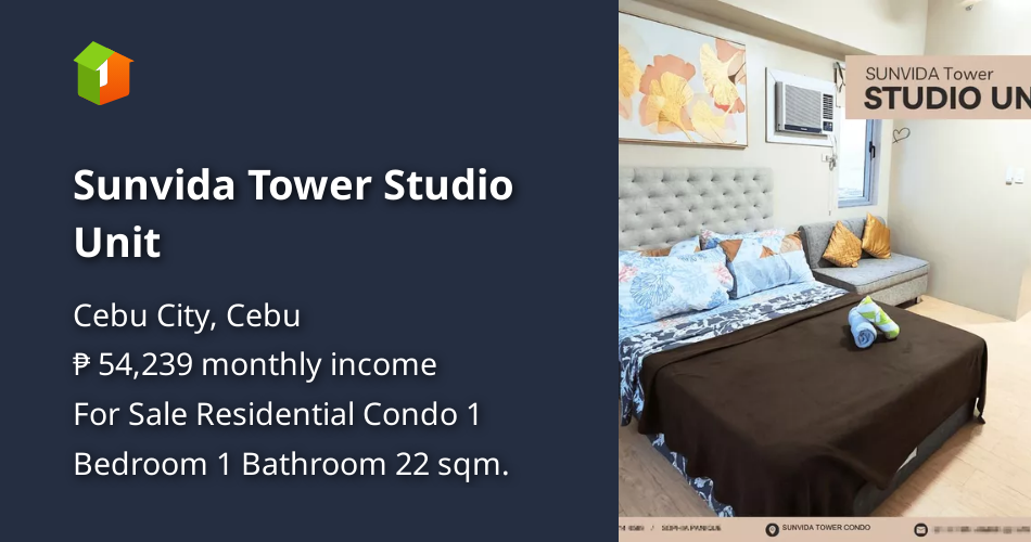 Sunvida Tower Studio Unit [Condos 🏙️] (August 2023) in Cebu City, Cebu ...