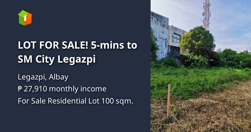 LOT FOR SALE! 5-mins to SM City Legazpi [Lots 🚜] (January 2025) in ...