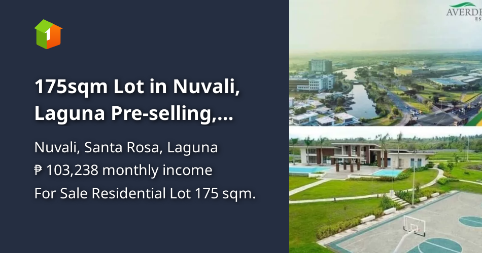 175sqm Lot in Nuvali, Laguna Pre-selling, Averdeen Estates Nuvali [Lots ...
