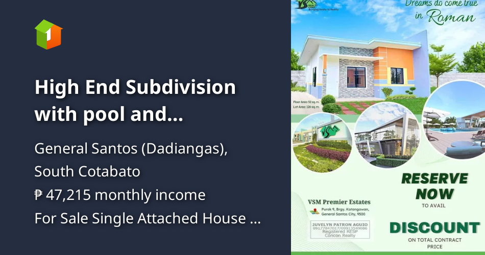 High End Subdivision with pool and clubhouse [Houses and Lots 🏘️ ...