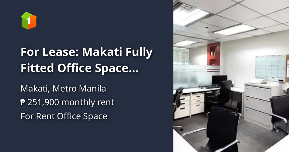 For Lease: Makati Fully Fitted Office Space Multinational ...
