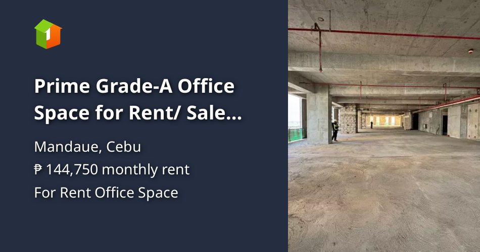 Prime Grade-A Office Space for Rent/ Sale inside Upscale Lifestyle ...