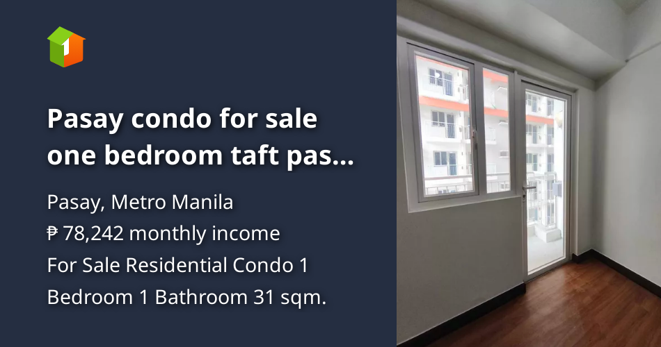 Pasay condo for sale one bedroom taft pasay harrison plaza [Condos 🏙️ ...