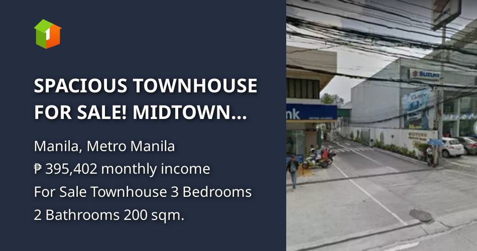 SPACIOUS TOWNHOUSE FOR SALE! MIDTOWN EXECUTIVE HOMES [Houses and Lots 🏘 ...