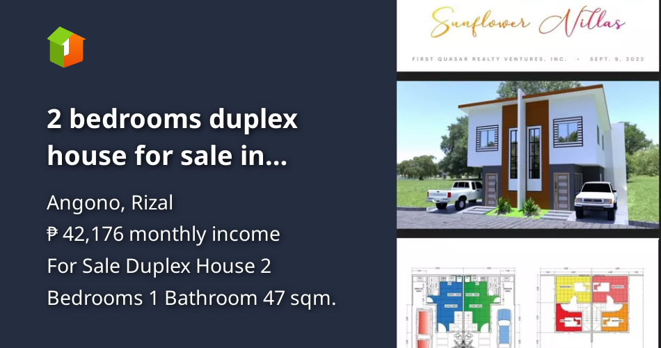 2 bedrooms duplex house for sale in angono mahabang parang [Houses and ...