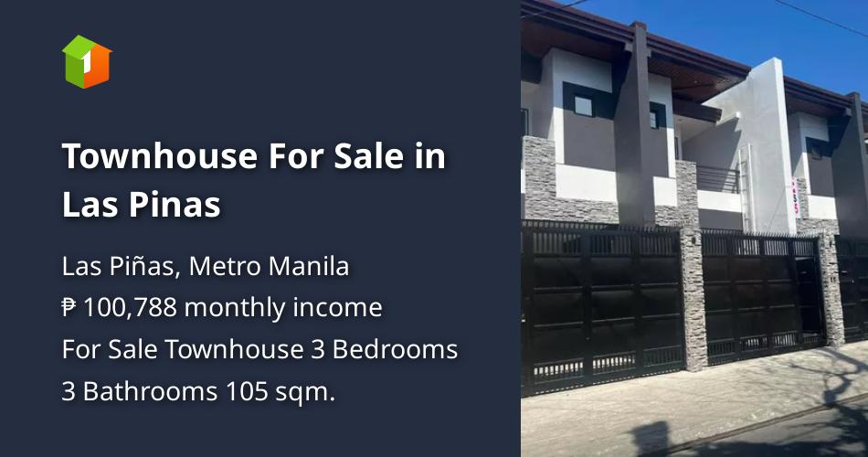 Townhouse For Sale in Las Pinas [Houses and Lots 🏘️] (December 2023) in ...